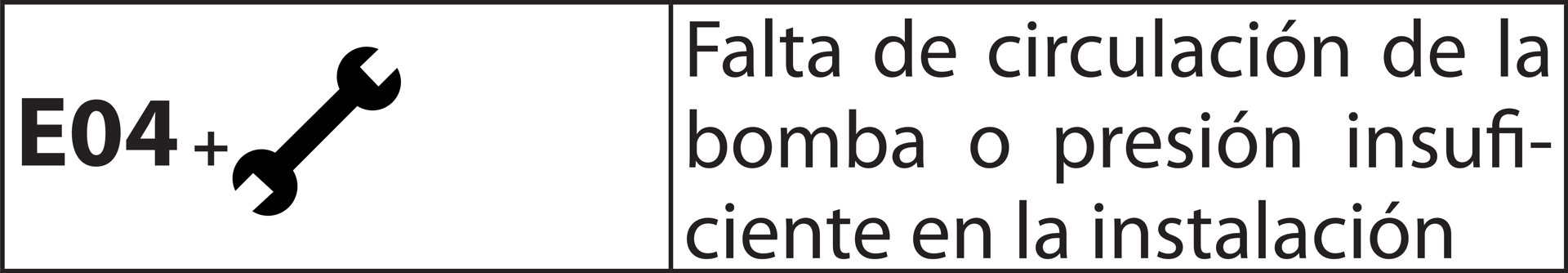 Cómo solucionar el error E04 en la caldera Chaffoteaux